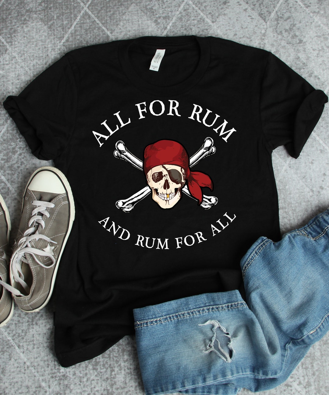All for Rum and Rum for All Shirt, Pirate Shirts, Pirate Gifts, Pirate ...