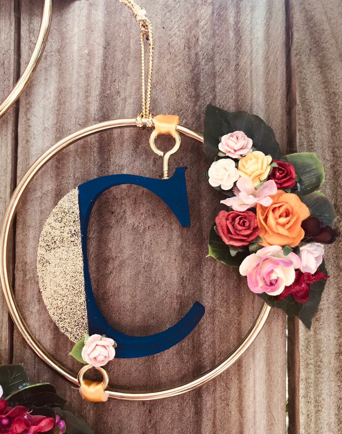 Monogram Hanging Letter Wooden Letter Decorative Letter | Etsy