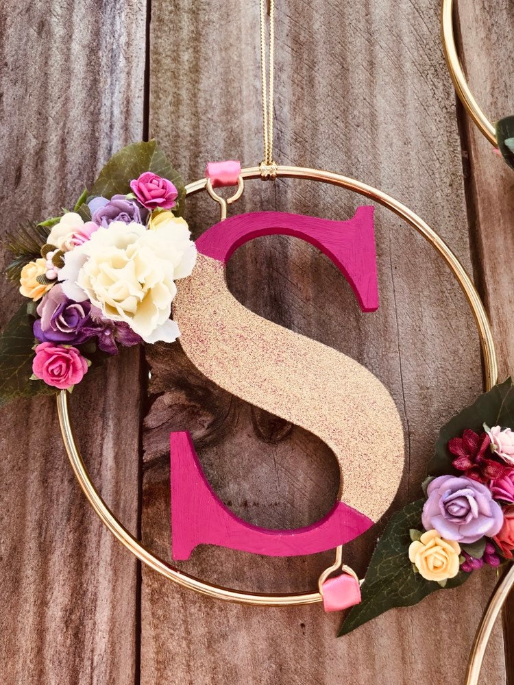 Monogram Hanging Letter Wooden Letter Decorative Letter | Etsy