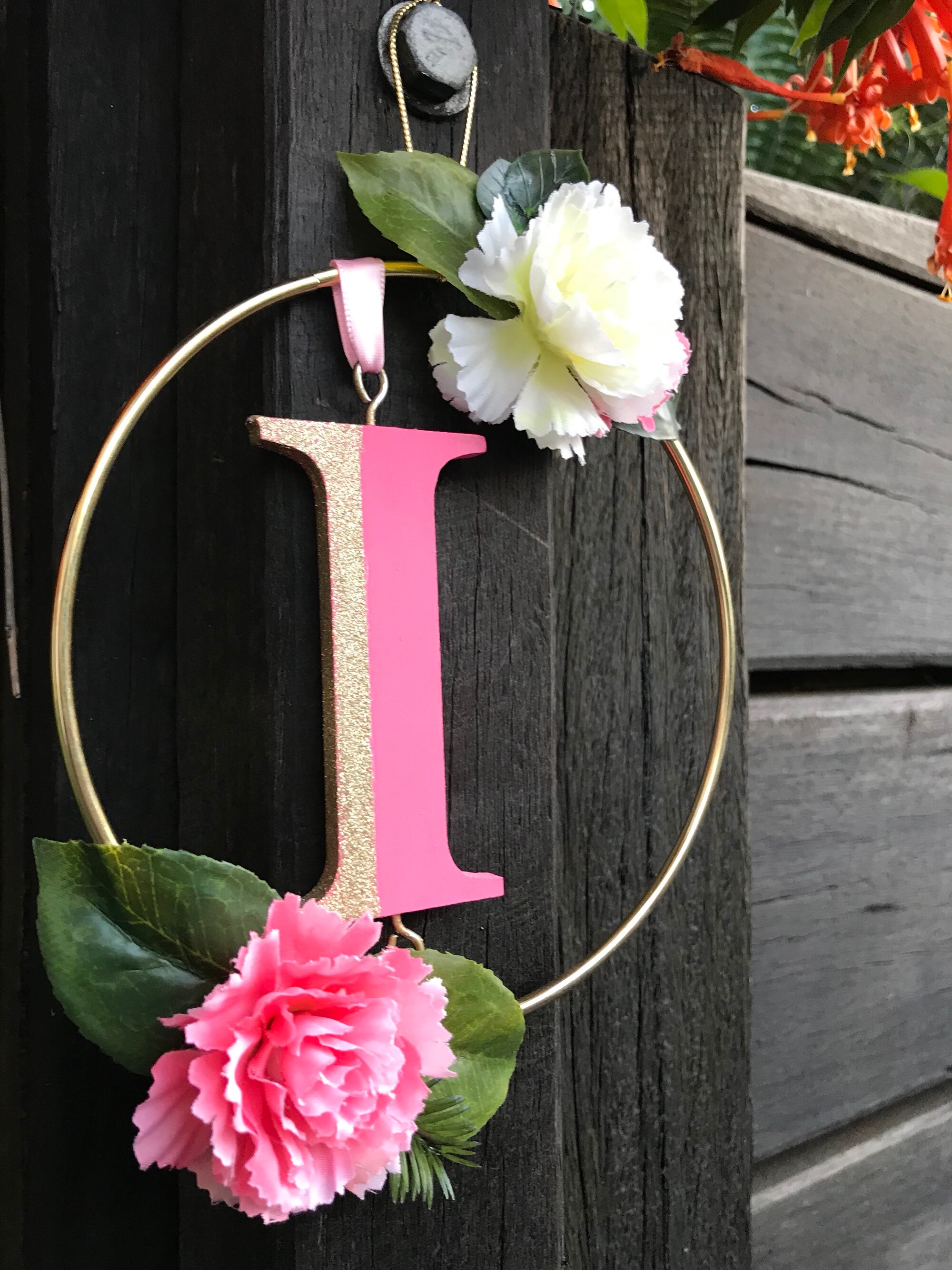 Monogram Hanging Letter Wooden Letter Decorative Letter | Etsy