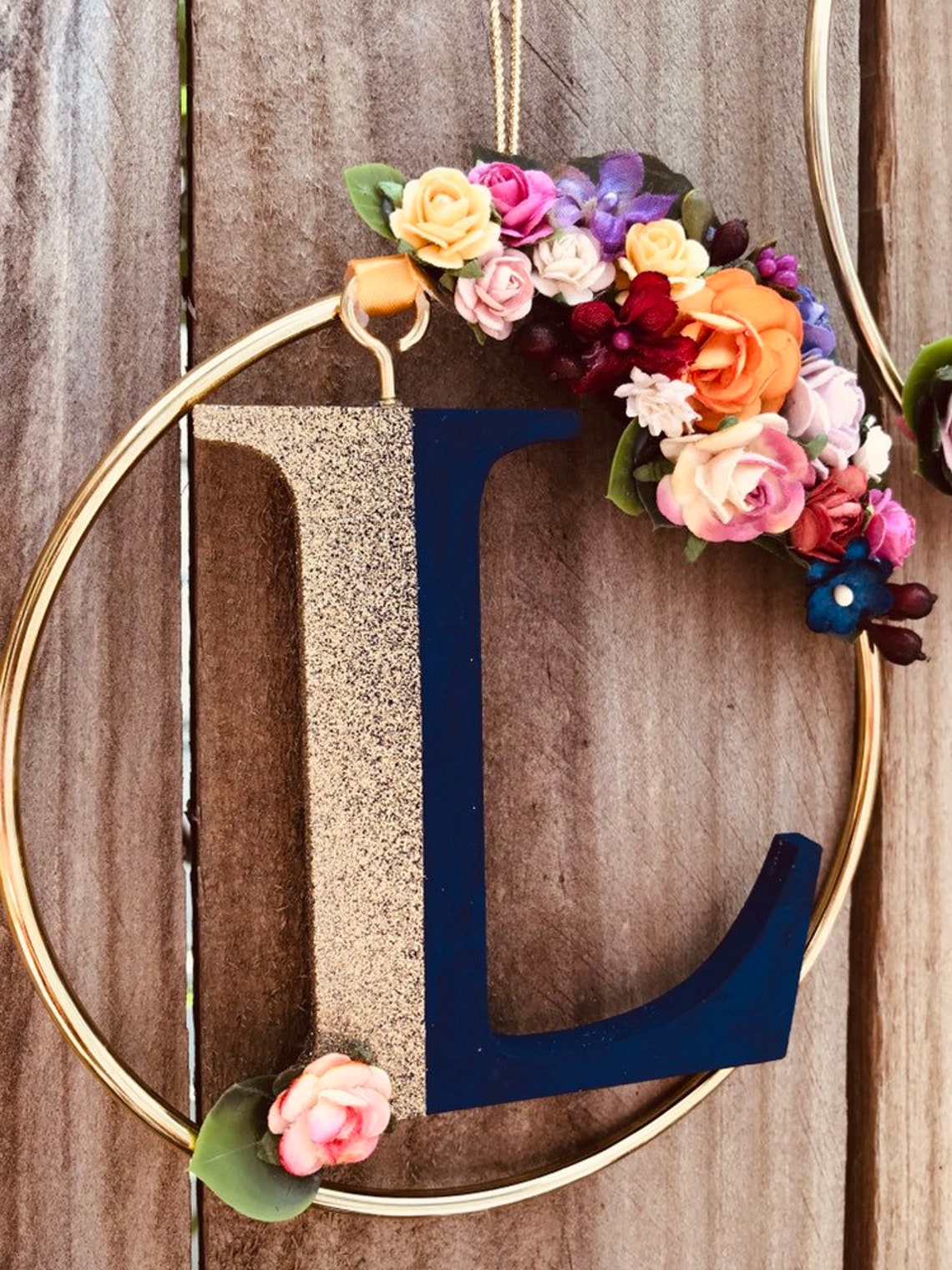 Monogram Hanging Letter Wooden Letter Decorative Letter | Etsy