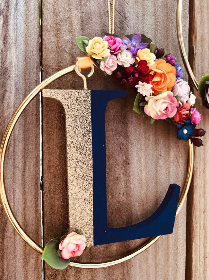 Monogram Hanging Letter Wooden Letter Decorative Letter | Etsy