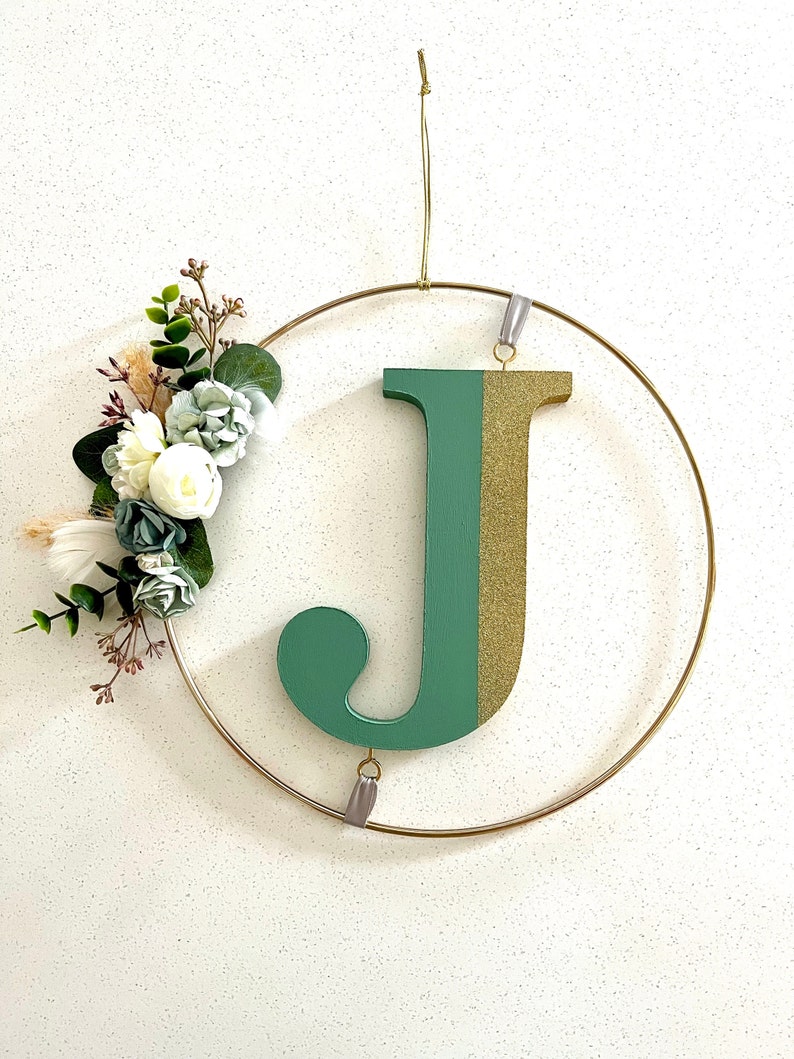 Monogram Hanging Letter Wooden Letter Decorative Letter - Etsy