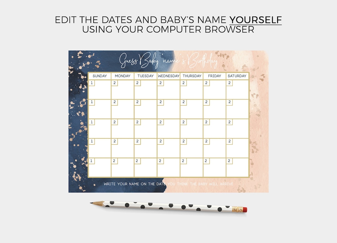 Gender Neutral Game, Rose Gold Games, Gender Reveal Games, Unisex Baby ...