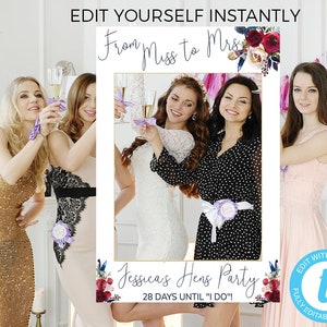 Hens Night Photo Prop, Photo Prop Frame, Hens Party Photo Prop, Hens ...
