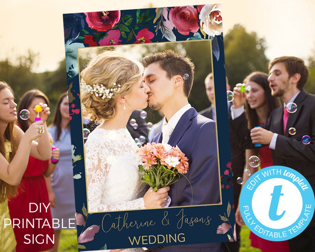 Wedding Photo Booth Frame, Photo Booth Prop, Wedding Photo Prop Frame ...