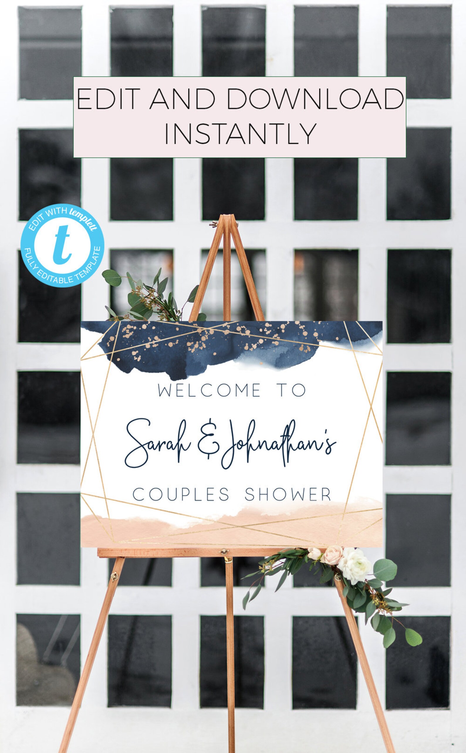 Couples Shower Decor Couples Shower Welcome Sign Couples | Etsy