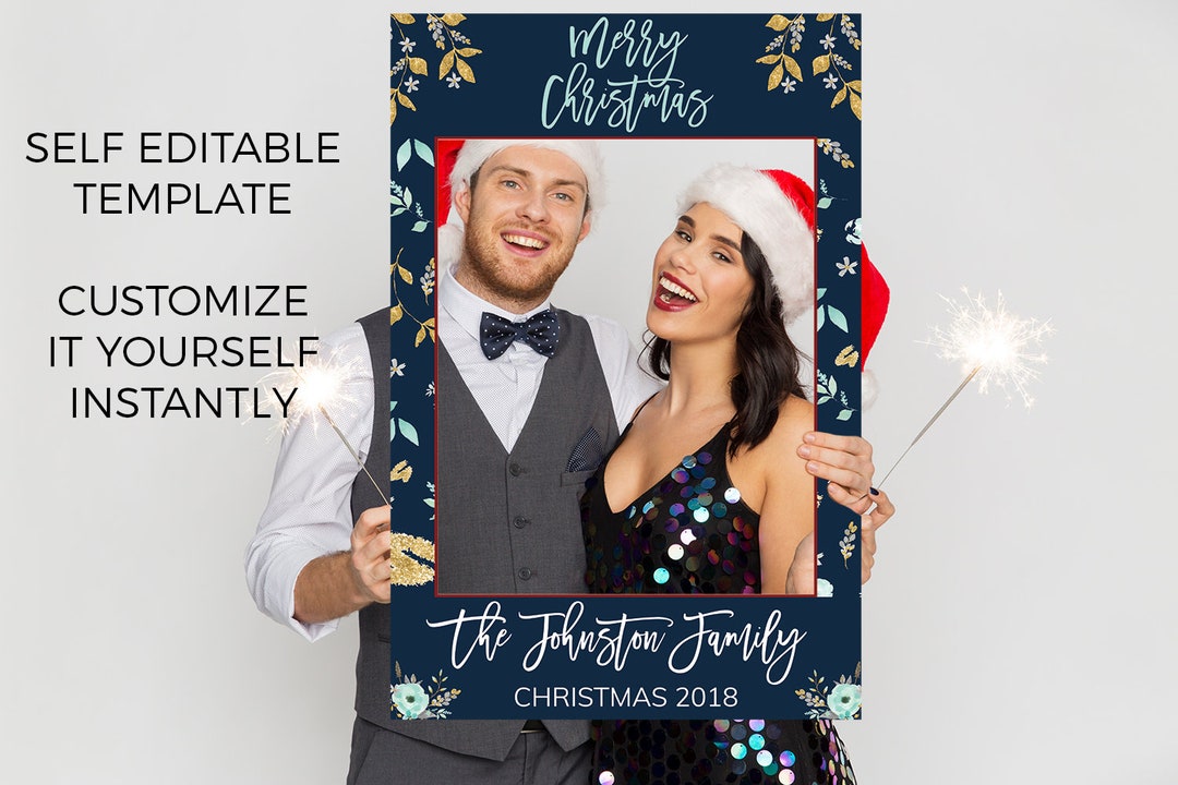 Christmas Party Photo Prop Frame, Office Party Photo Prop Frame ...