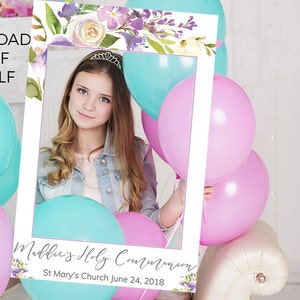 First Communion Photo Prop Photo Prop Frame, First Communion ...