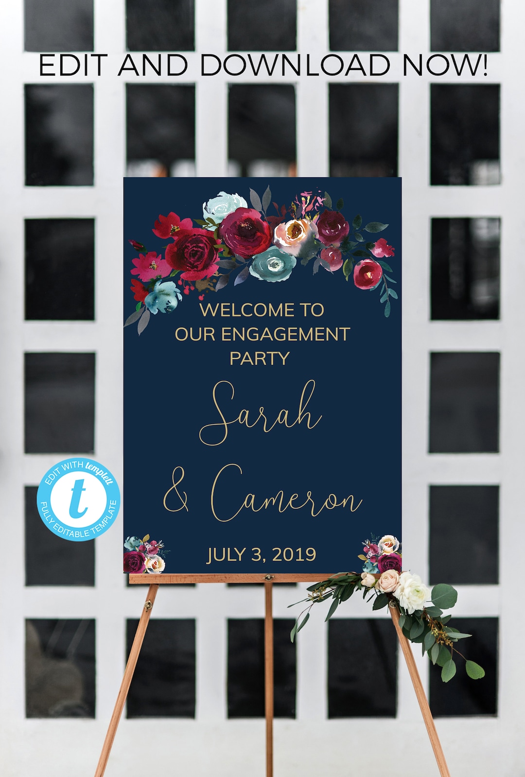 Wedding Welcome Sign, Welcome Wedding Sign, Welcome to Our Wedding Sign ...