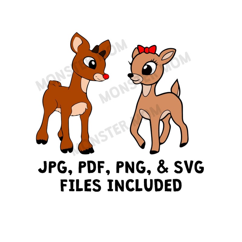 Reindeer Svg - Etsy