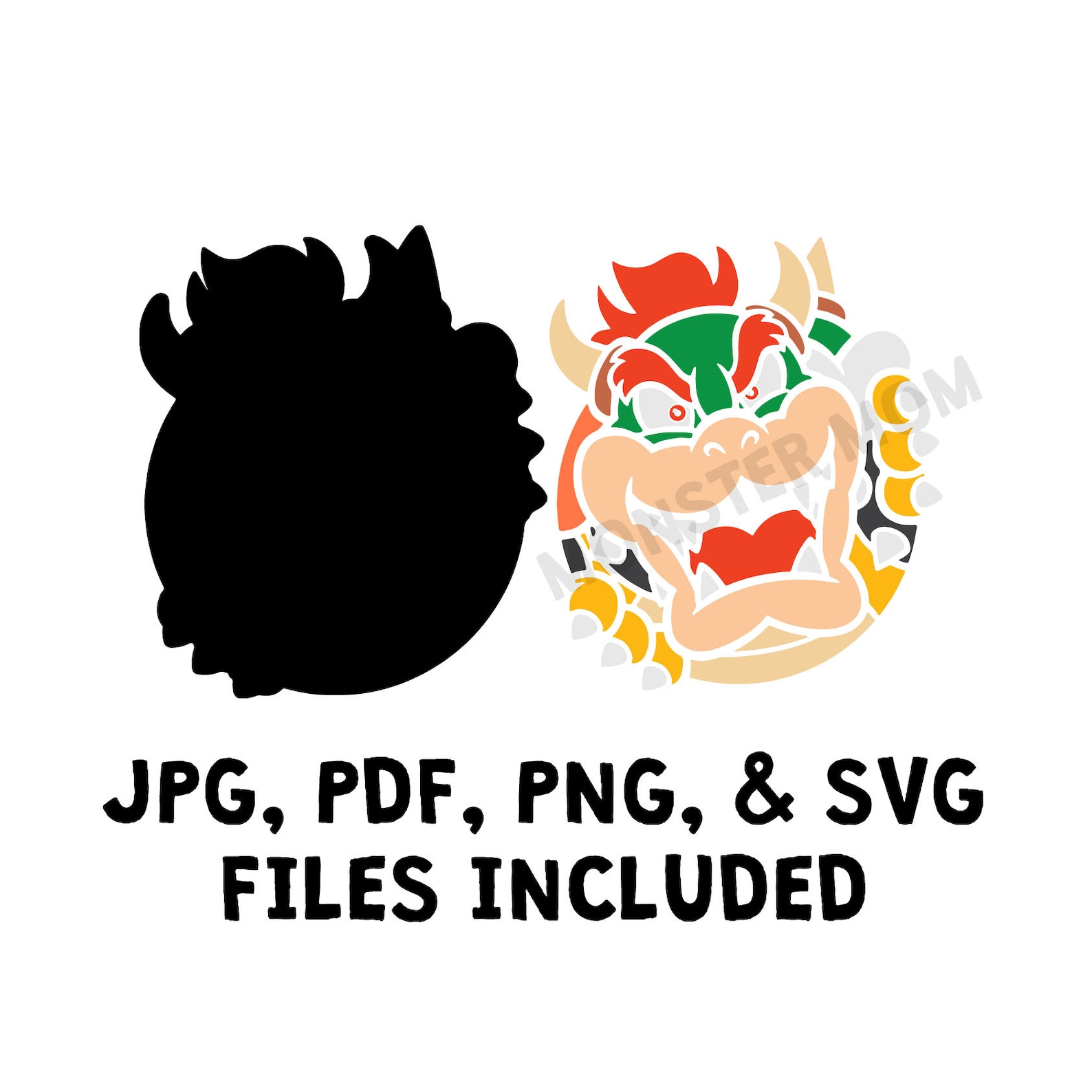 Super Mario LAYERED SVG | Mario Icon SVG Bundle | Mario Cut File ...