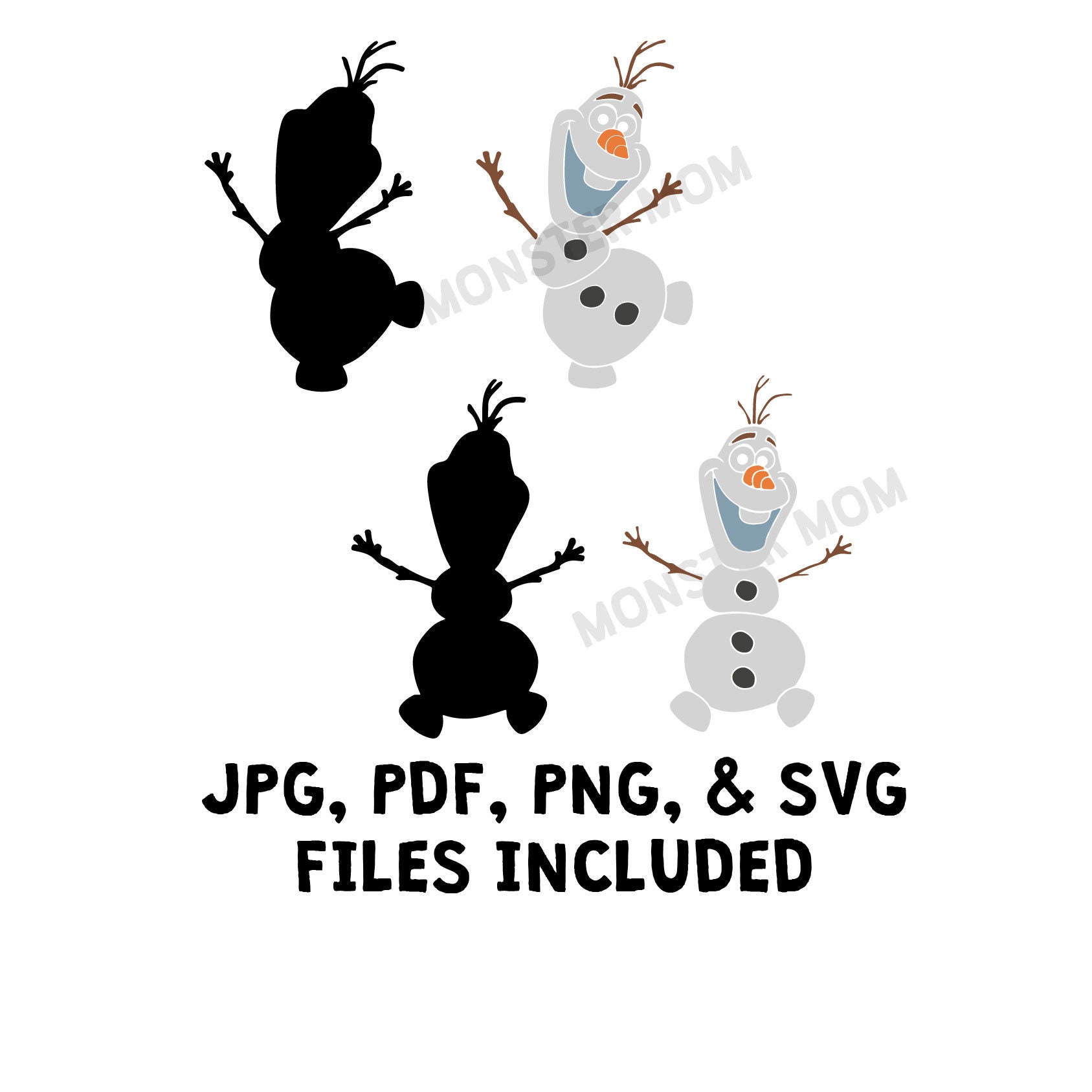 Olaf LAYERED SVG Olaf Clipart Frozen Clipart Olaf Cut | Etsy New Zealand