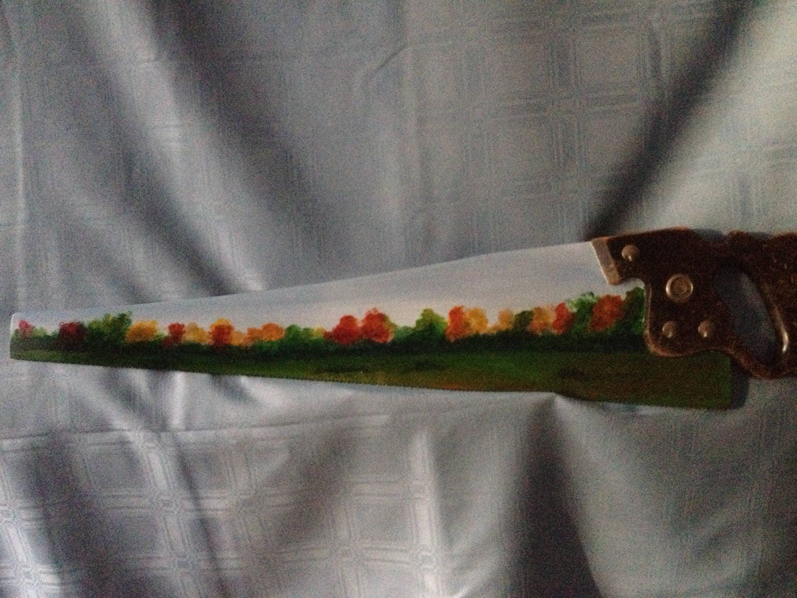 Old Hand Painted Hand Saw - Etsy