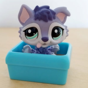 LPS Lilac Husky Puppy 1810 / Authentic Littlest Pet Shop / Collectible ...