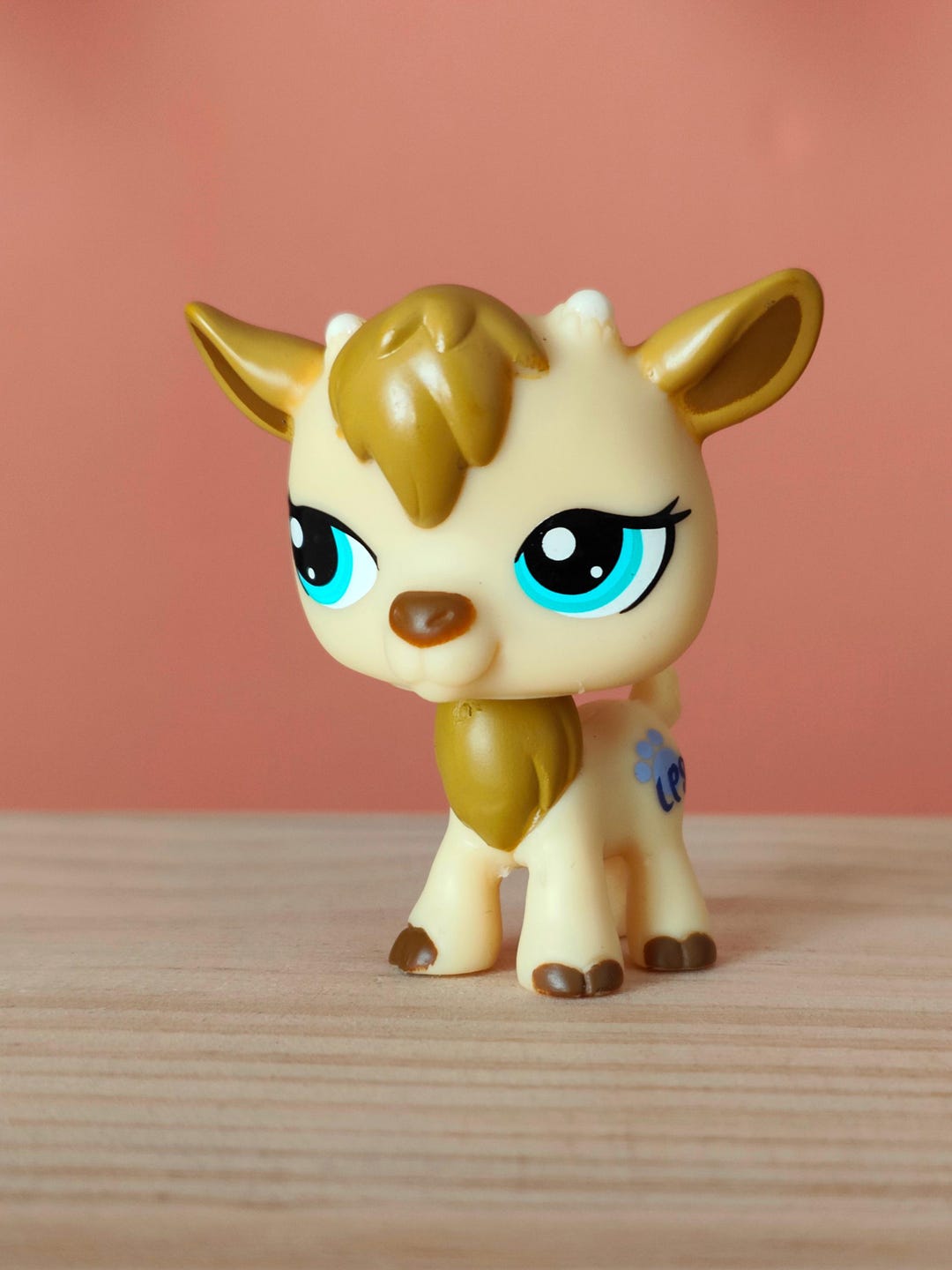 LPS Tan Goat #1316 / Authentic Vintage Hasbro Littlest Pet Shop - Etsy