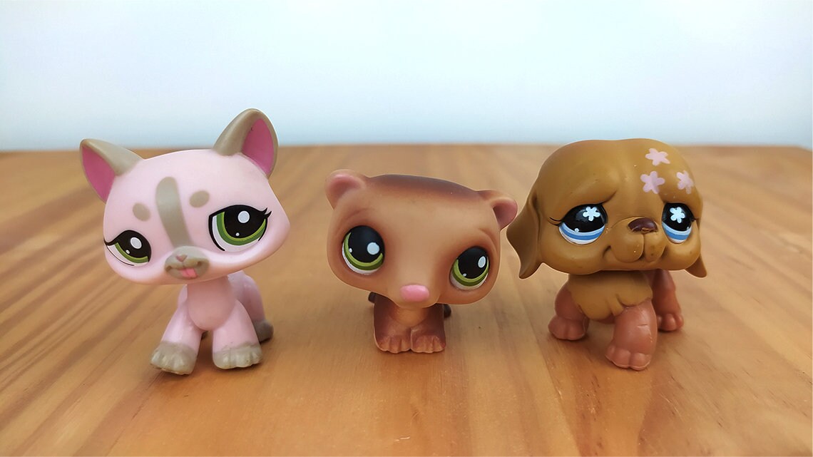 Toys & Games Toys Cozy Care Center collectible LPS Ferret Black Cat ...