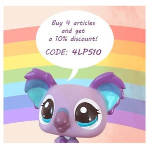 LPS Lilac Husky Puppy 1810 / Authentic Littlest Pet Shop / Collectible ...