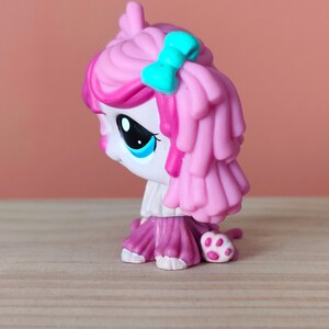 LPS Pale Pink Komondor #2487 / Authentic Vintage Hasbro Littlest Pet ...