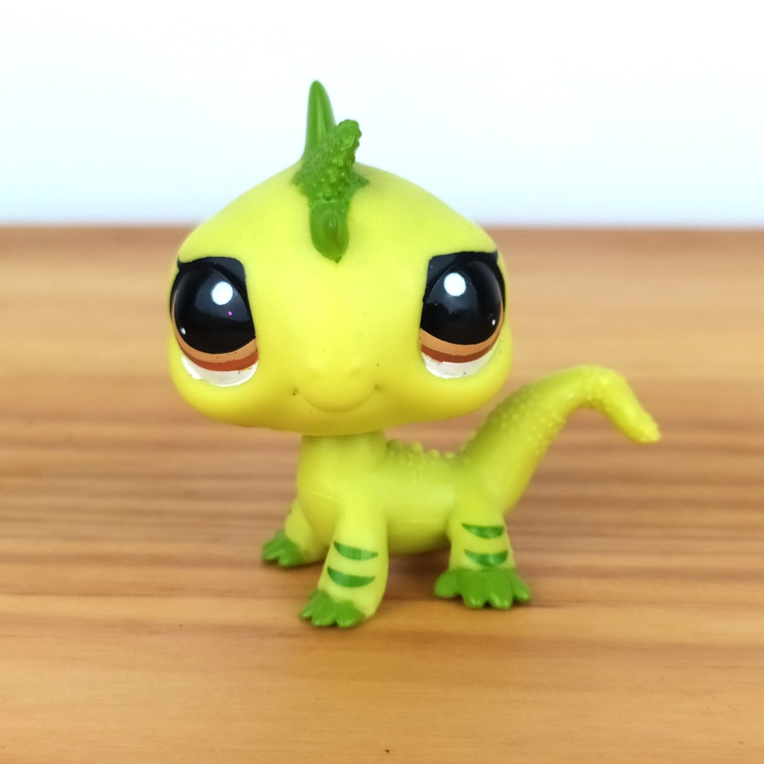 LPS Green Iguana 3572 / Authentic Vintage Hasbro Littlest Pet Shop ...