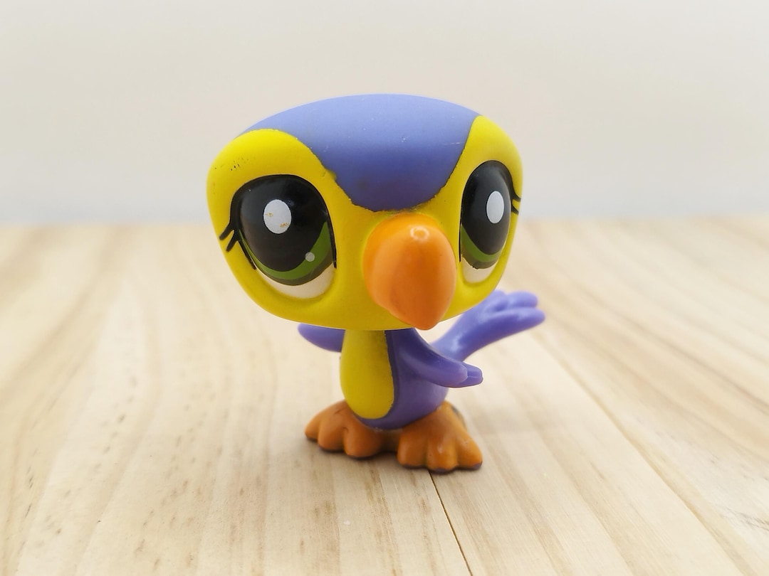 LPS Tucán Azul #1785 / Authentic Vintage Hasbro Littlest Pet Shop - Etsy