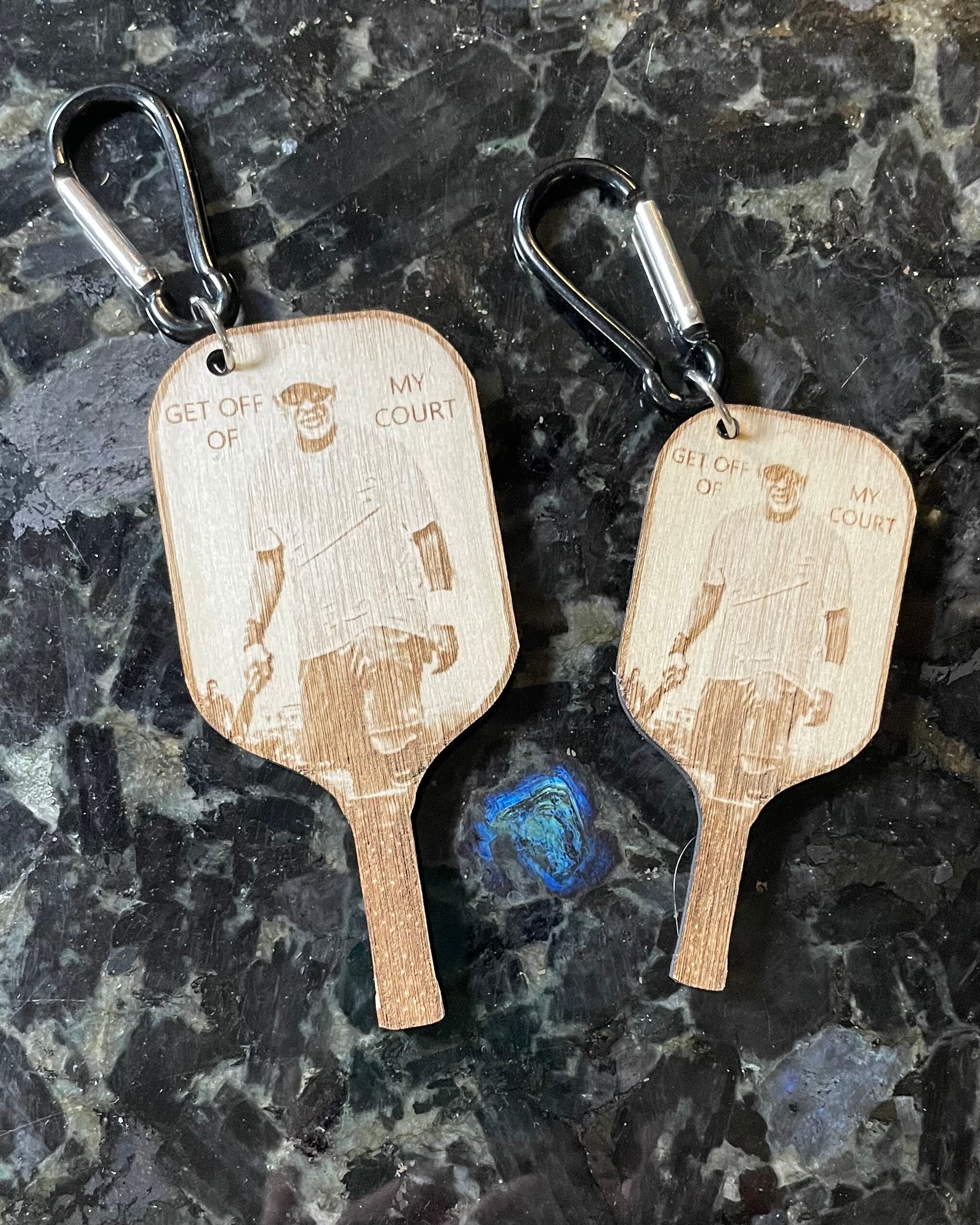 Personalized Pickleball Key Holder or Gear Bag Holder - Etsy