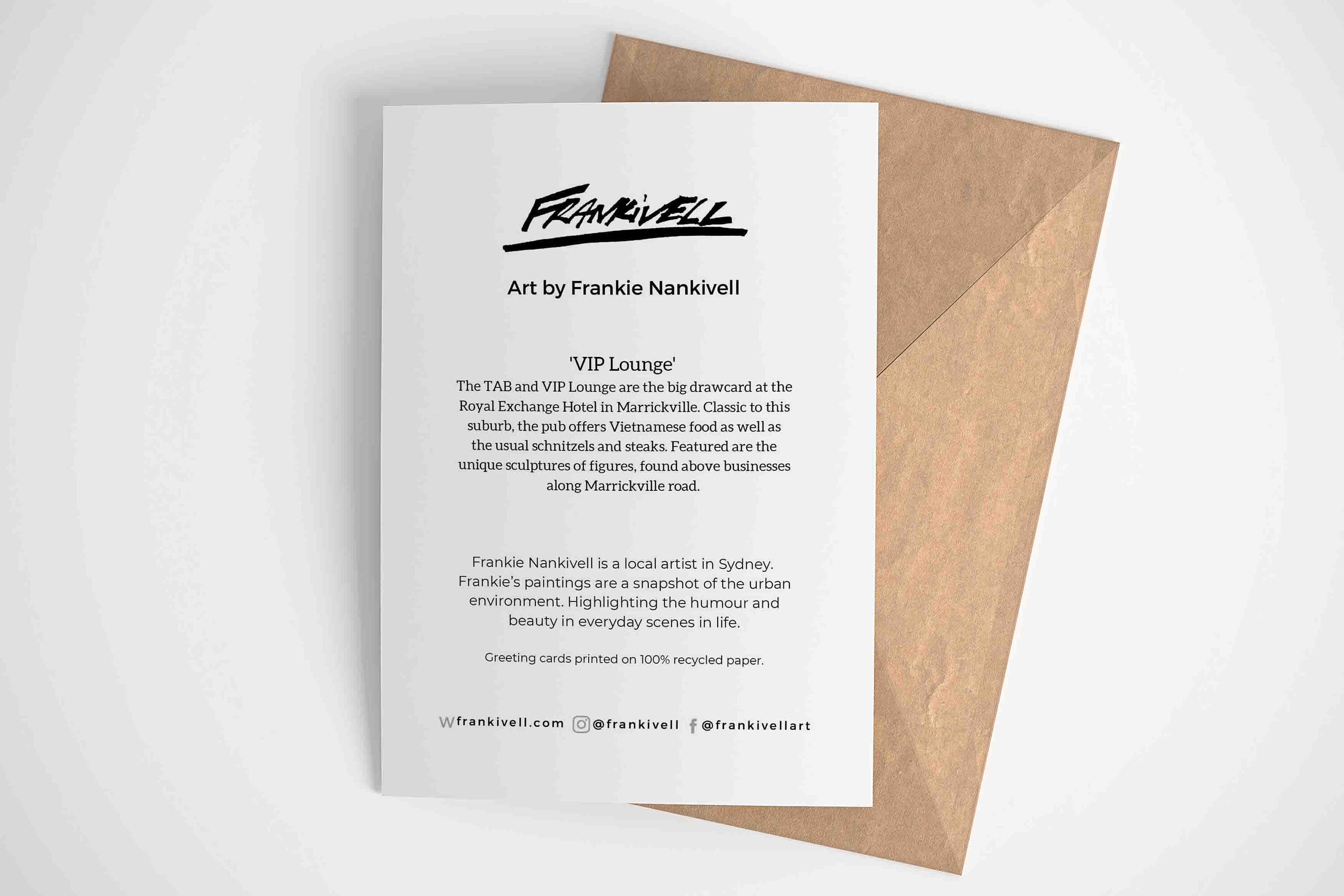 VIP Lounge Greeting Card Original Artwork - Etsy UK