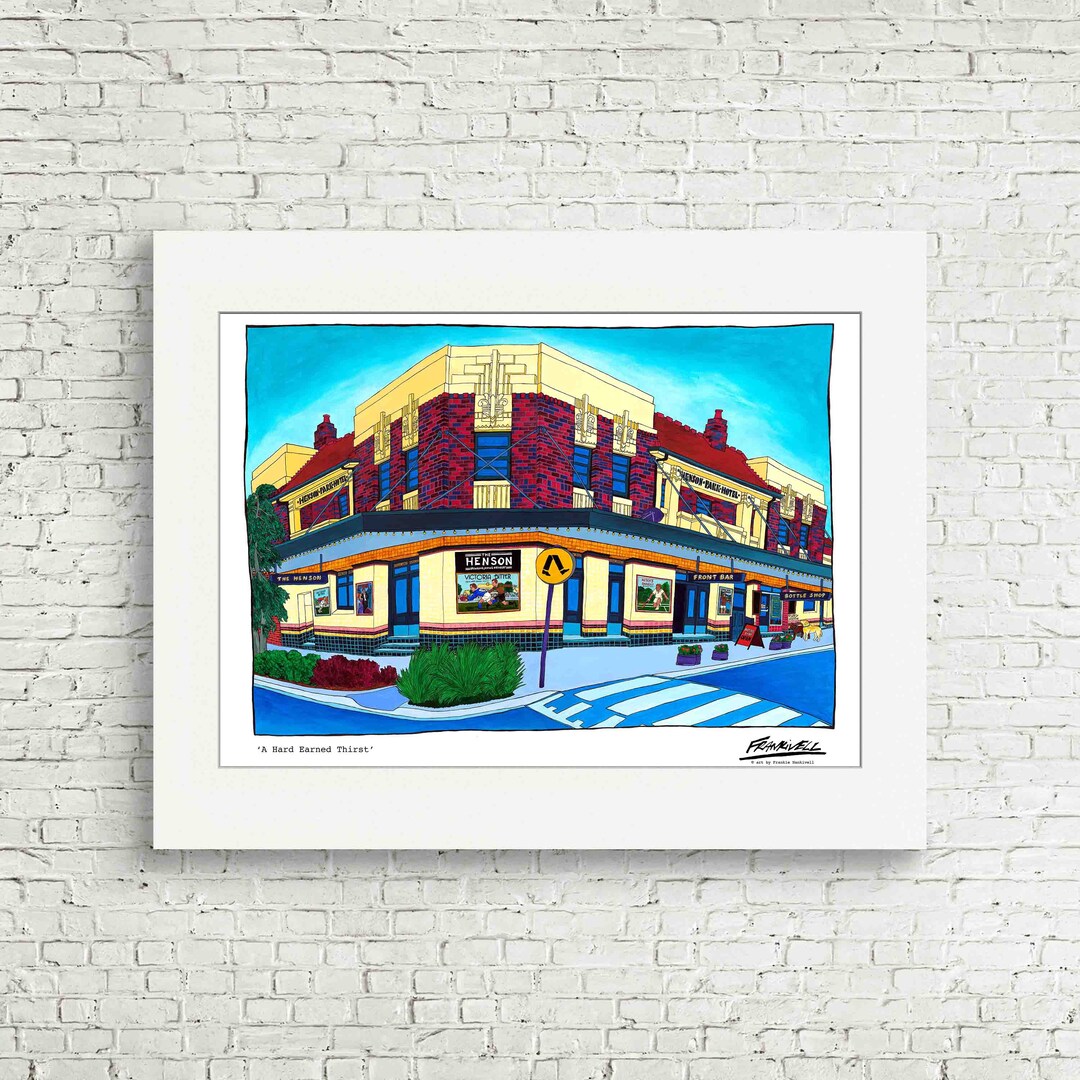 A Hard Earned Thirst | A3 Poster | Original Artwork - Etsy