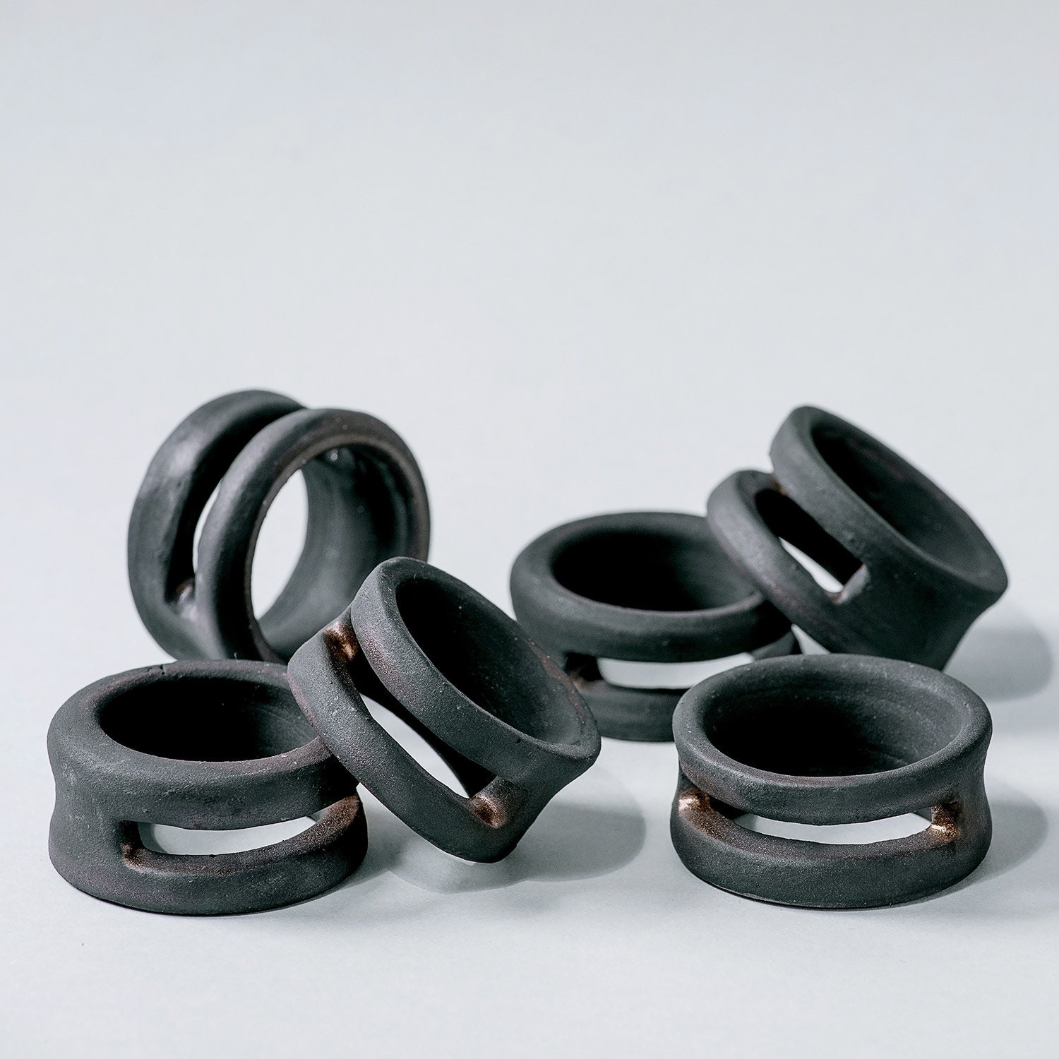 Handmade Modern Ceramic Napkin Ring Table Setting Decoration - Etsy