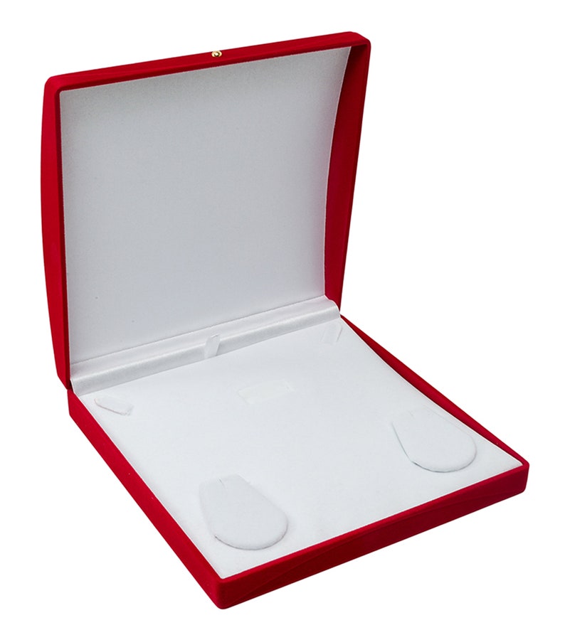 Red Velvet Universal Jewellery Set Boxes for Diamond - Etsy UK