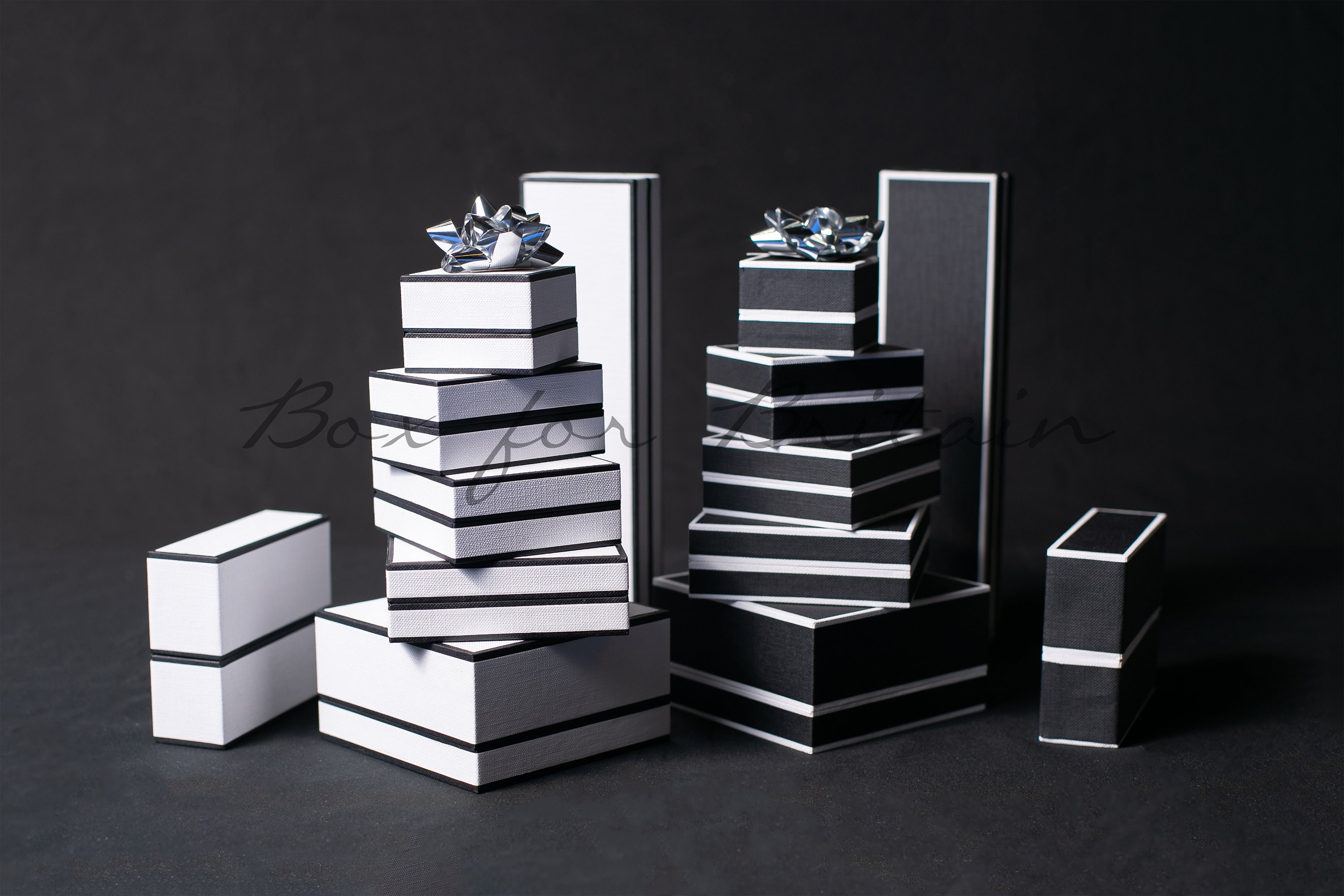 White and Black Deep Bangle Watch Bracelet Box. Perfect for | Etsy