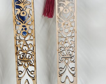 Wooden Laser-cut Bookmark - Etsy