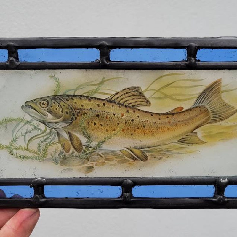 Stained Glass Angler Fish - Etsy