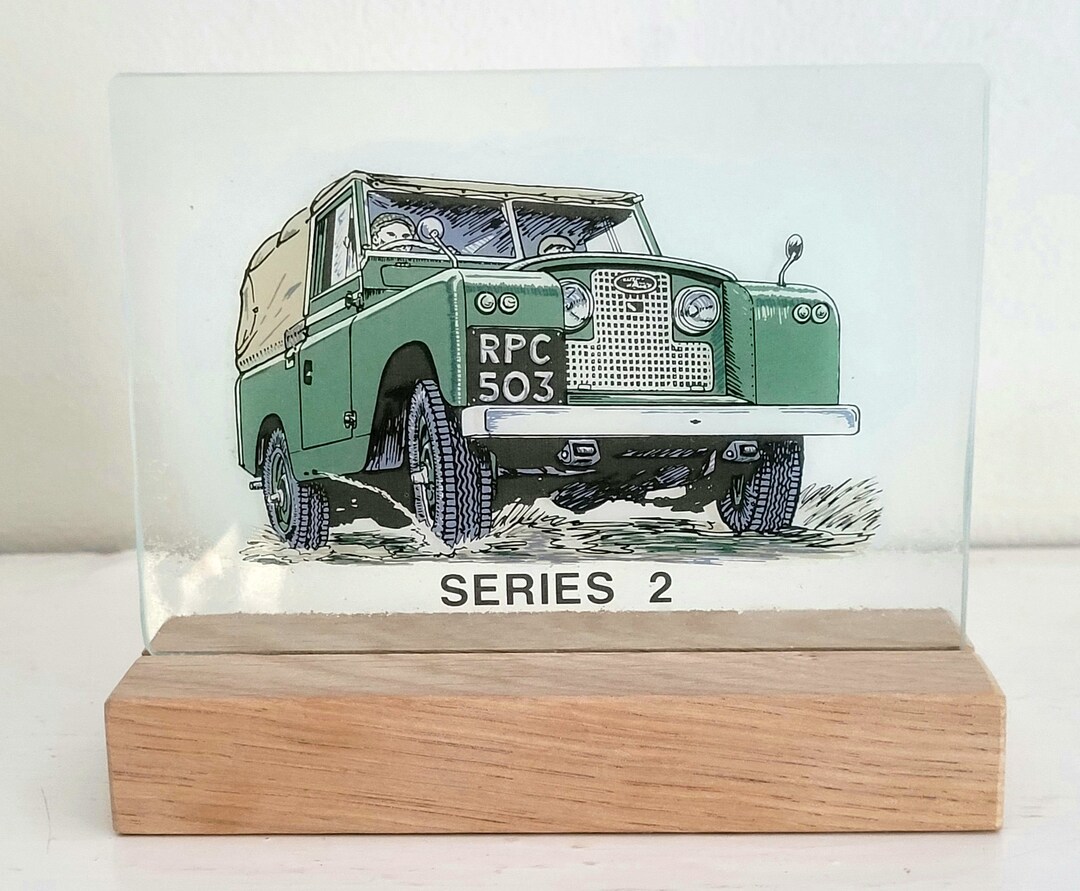 Land Rover Series Dad Stained Glass Series 1 & 2 Land Rover Husband ...