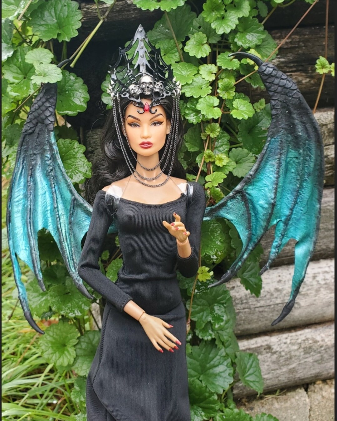 1/6 Size Doll Demon WINGS BJD, Fashion Royalty, Silkstone, Etc. - Etsy