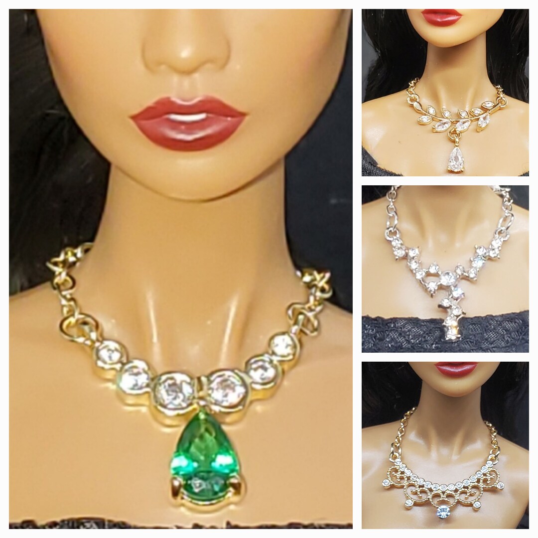 1/6 Fashion Doll Jewelry Adjustable Necklaces Fashion Royalty, BJD, - Etsy