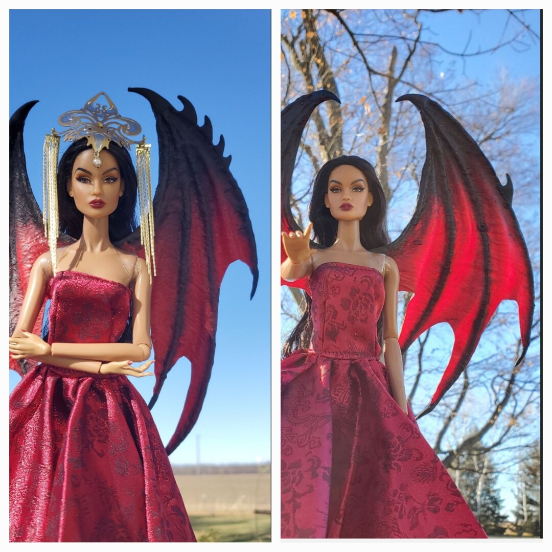 1/6 Size Demon Wings BJD, Fashion Royalty - Etsy