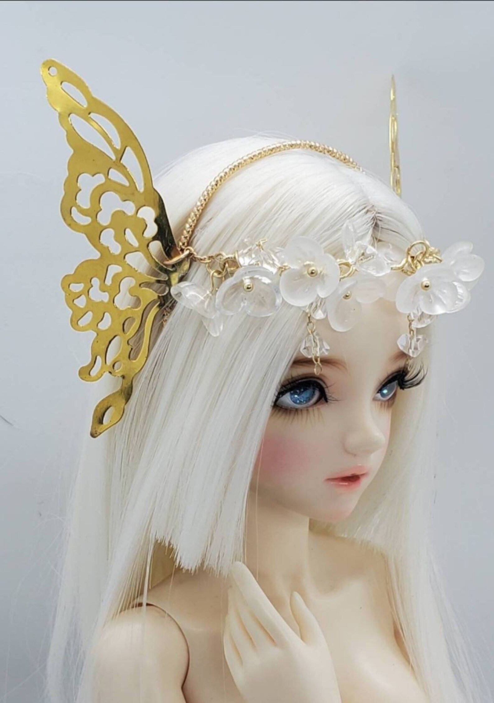 Fantasy Large Metal Filigree Butterfly Wing Crown /headpiece - Etsy