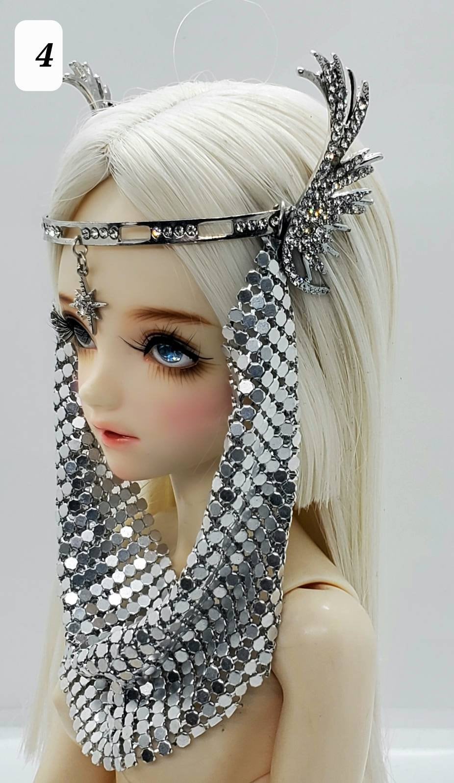 Fantasy BJD Valkyrie Queen/angel Crown / Tiara SD 1/3 Sizes - Etsy