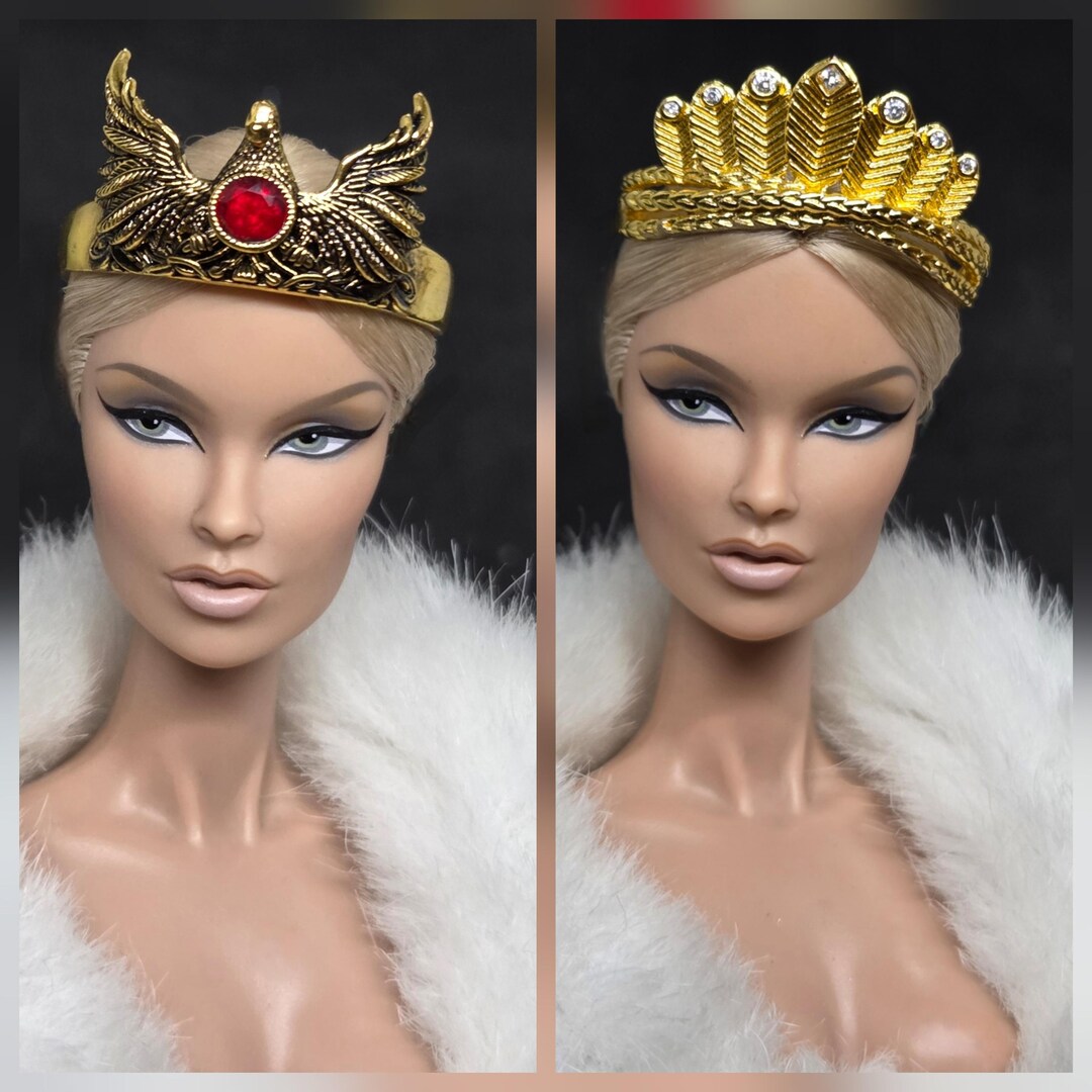 1/6 Fashion Doll Jewelry Valkyrie Crown BJD, Fashion Royalty, Silkstone ...
