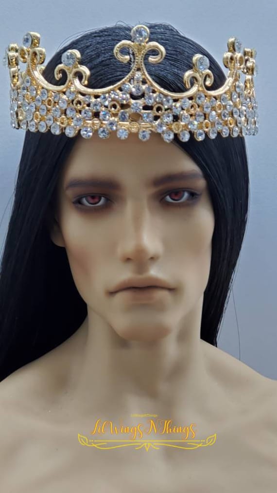 Art Dolls Dolls & Miniatures Fantasy 13 Male BJD Royal Kings Crown 8-9 ...