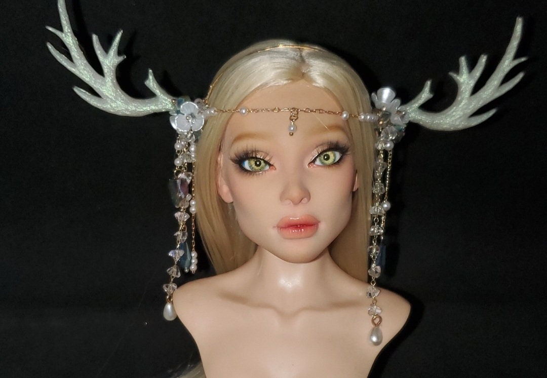 BJD Fantasy Antler/horn Crown MSD 1/4 & SD 1/3 Dolls - Etsy