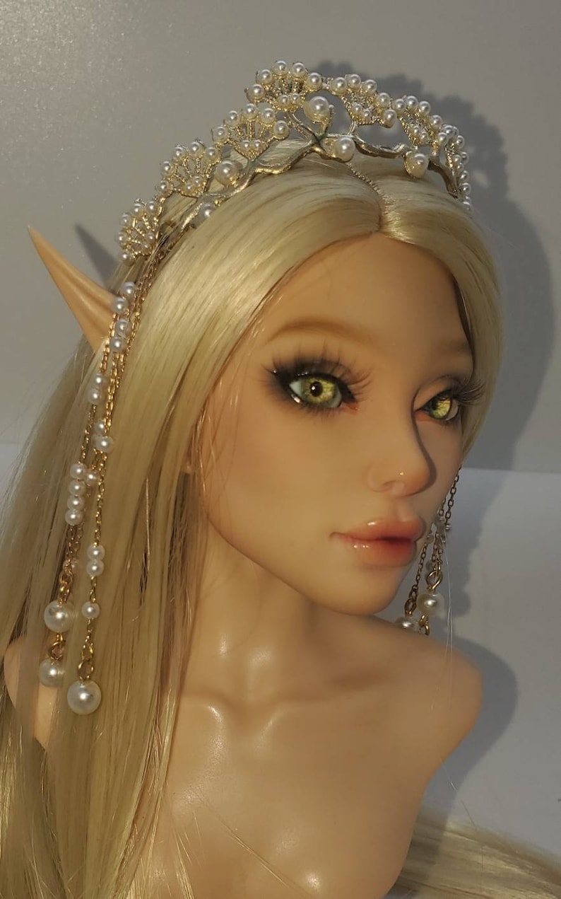 Fantasy Fairy Headband Tiara / Crown Headpiece Crown MSD 1 /4 & 1/3 SD ...