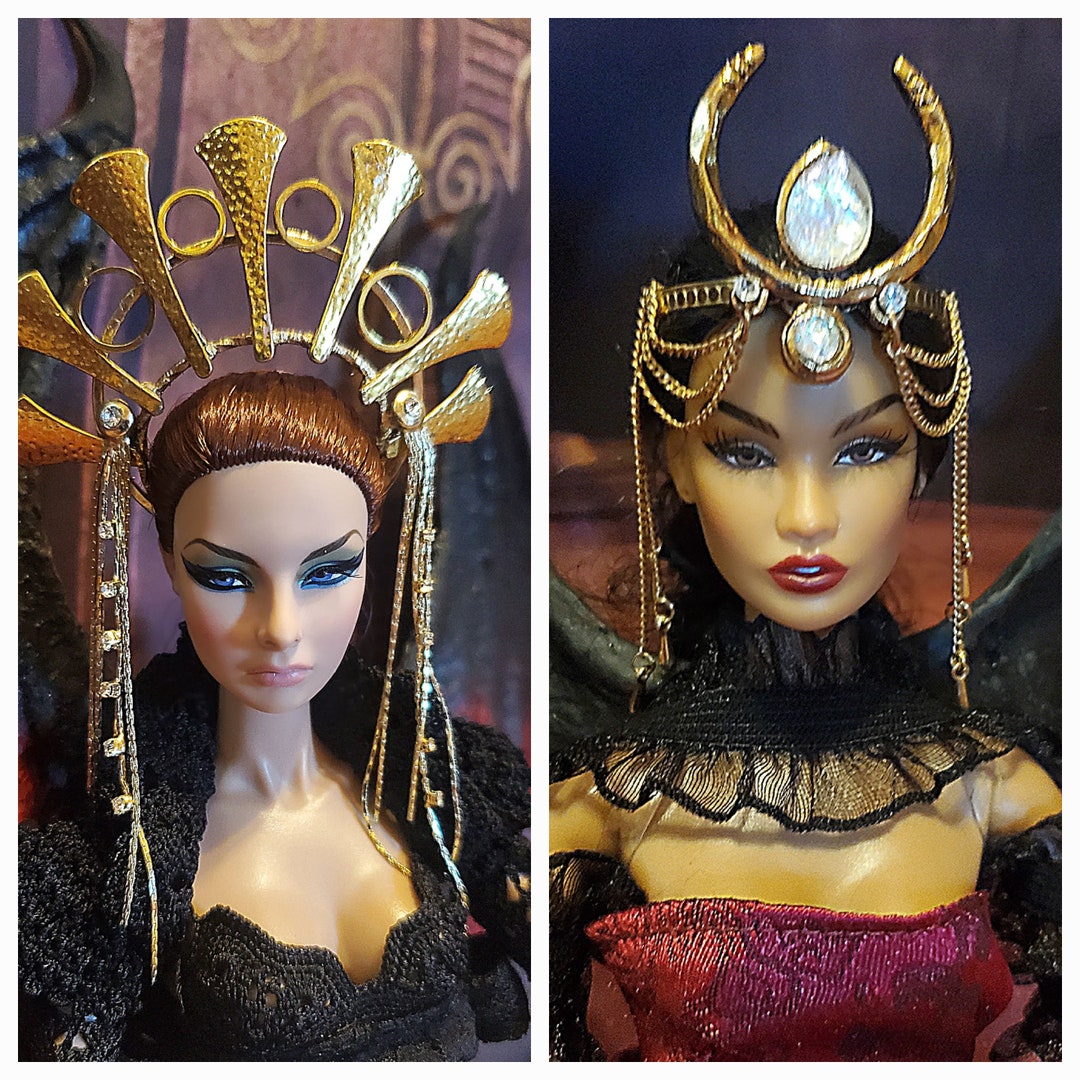 1/6 Fashion Doll Gothic Vampire Crowns Jewelry BJD, Fashion Royalty - Etsy