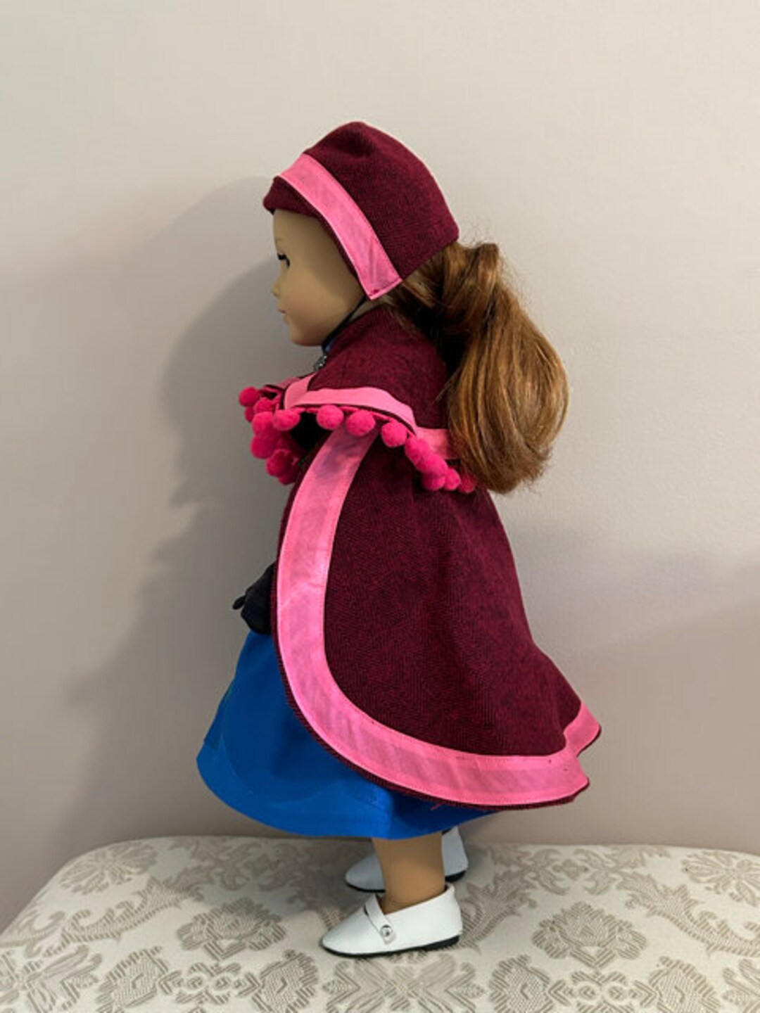 Disney's Frozen Anna Cape is Handmade to Fit Such Dolls as the 18 Inch ...