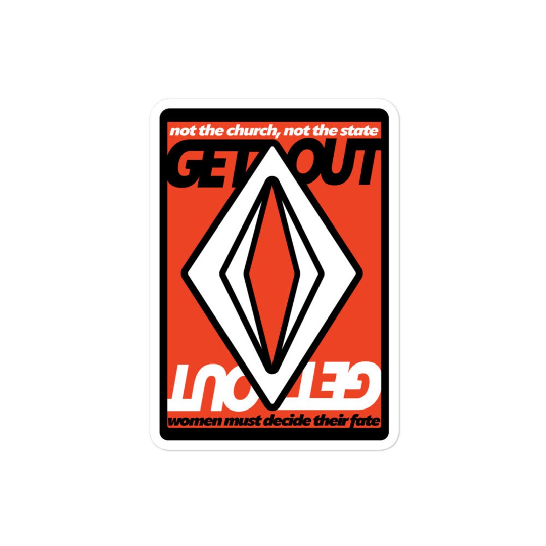 GET OUT Design 1 Sticker - Etsy