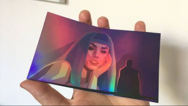 Holographic Sticker Blade Runner 2049 - Etsy