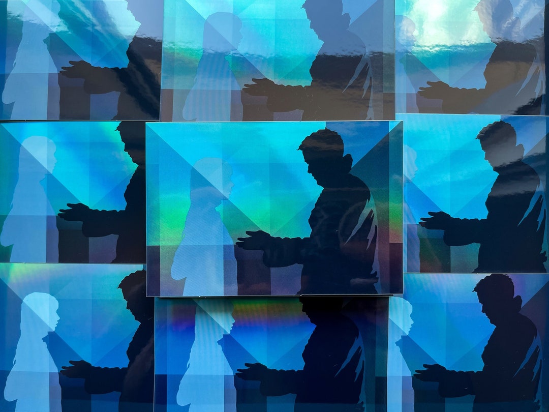 Blade Runner 2049 Holographic Sticker Blue - Etsy