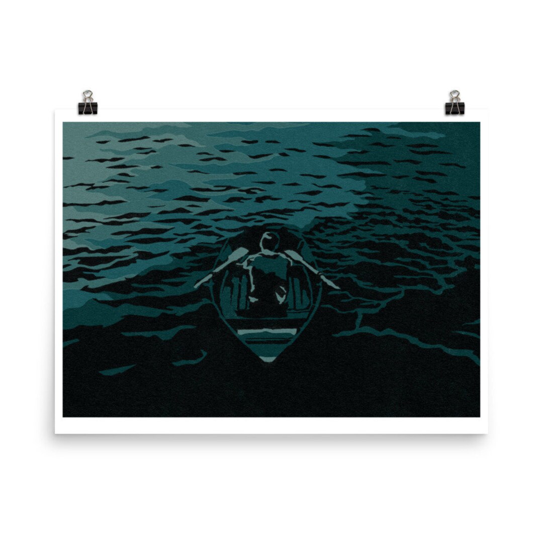 Midnight Mass Riley Flynn Boat Fine Art Poster Print - Etsy