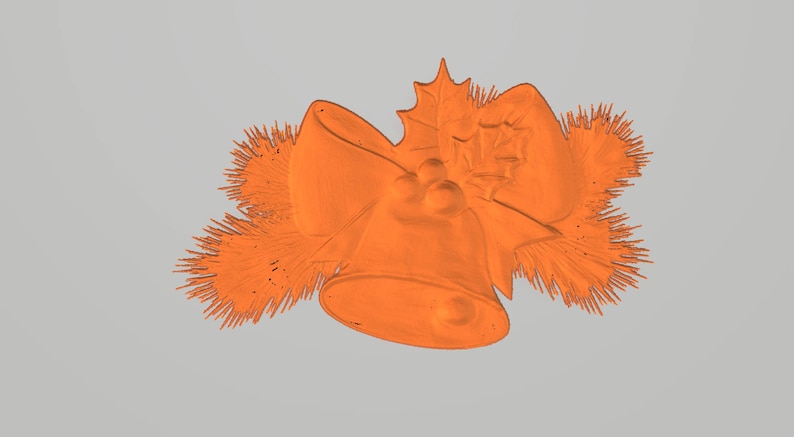 CHRISTMAS BELL, Stl File for CNC Carving or 3D Printing - Etsy